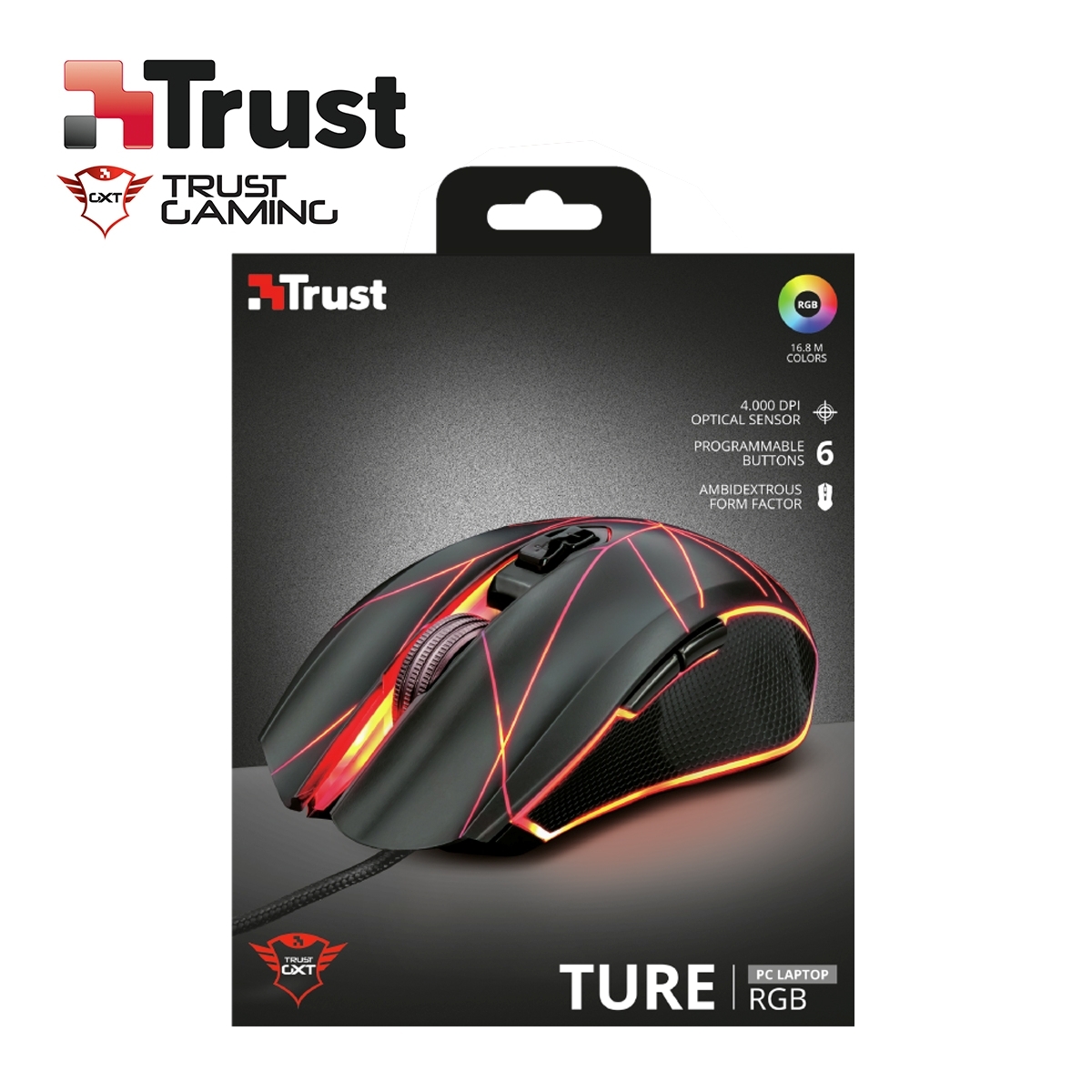 gITec Online Shop -მაუსი TRUST GXT 160 TURE