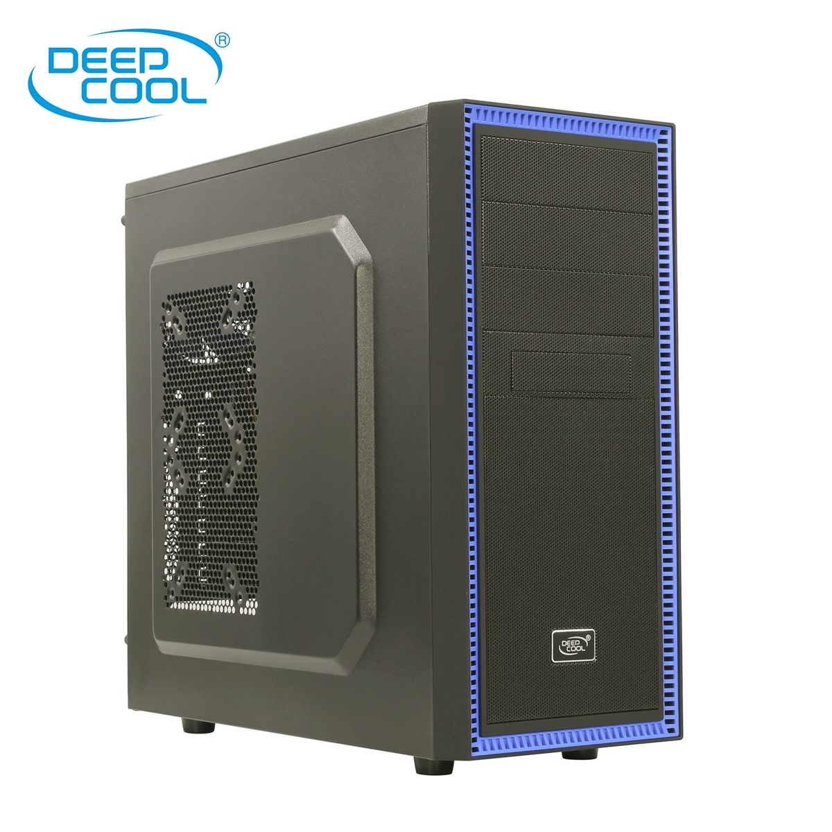 gITec Online Shop -Case DEEPCOOL TESSERACT BF MID-TOWE BLACK BLUE
