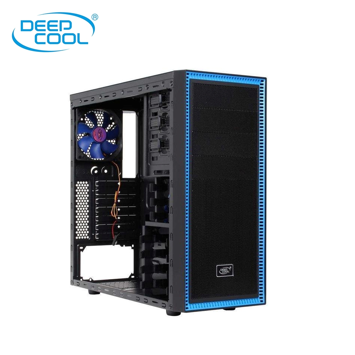 gITec Online Shop -Case DEEPCOOL TESSERACT BF MID-TOWE BLACK BLUE