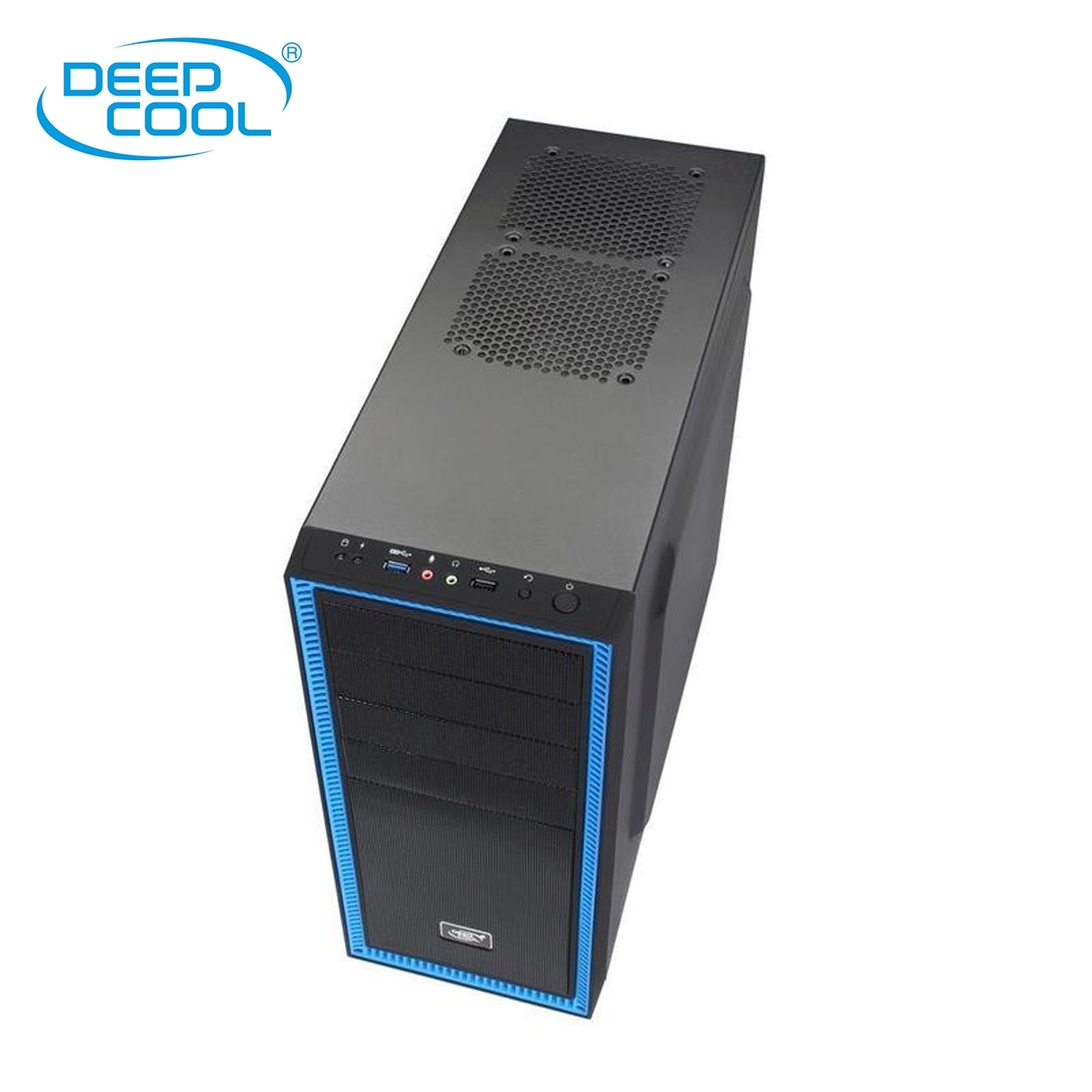 gITec Online Shop -Case DEEPCOOL TESSERACT BF MID-TOWE BLACK BLUE