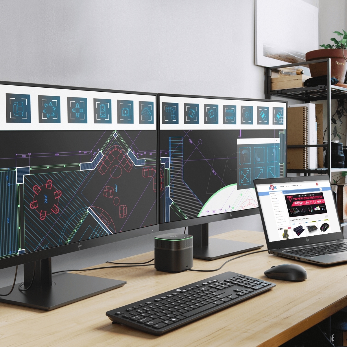 gITec Online Shop -Monitor HP Z24i G2 24" inch 1JS08A4 IPS 5ms