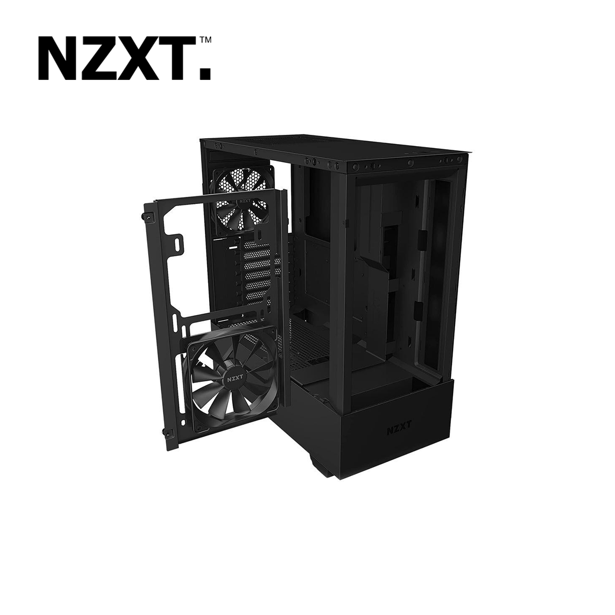 gITec Online Shop -PC Case NZXT H510 Flow (CA-H52FB-01) Black
