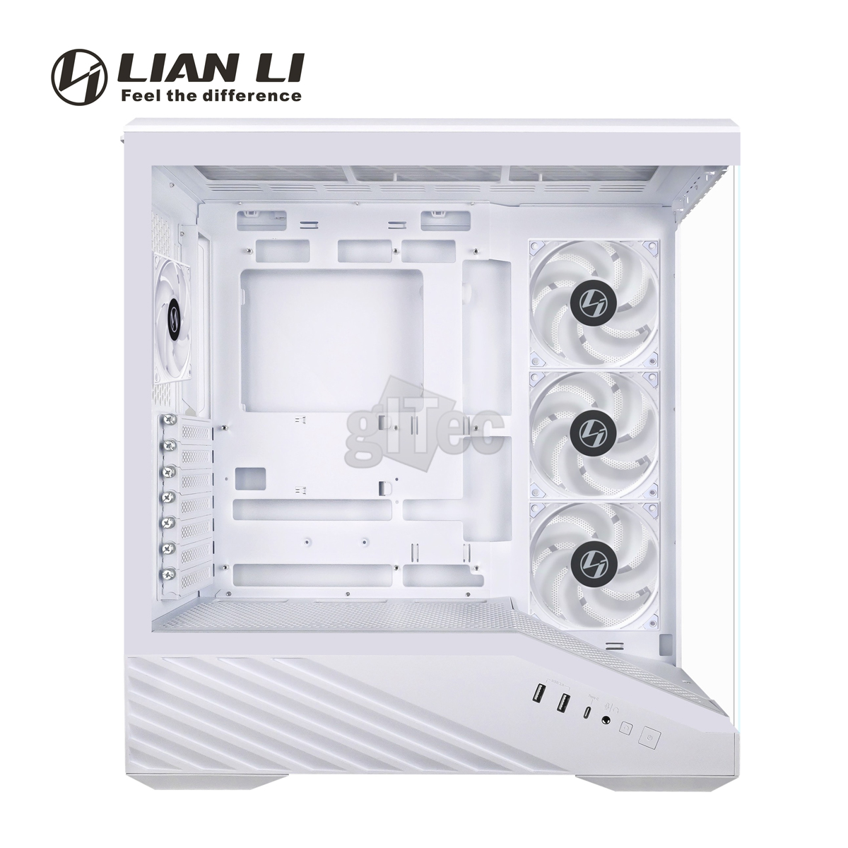 gITec Online Shop -CASE LIAN LI VECTOR V100 G99.V100RW.00 MID-TOWER WHITE
